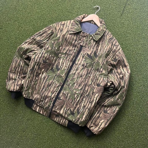Realtree | Jackets & Coats | Vintage Realtree Camo Zip Up Fleece Lined ...